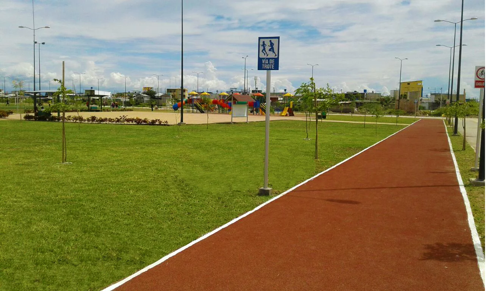 Parque Machala - Renovación de las areas verdes - Jardineria Rancho Alegre
